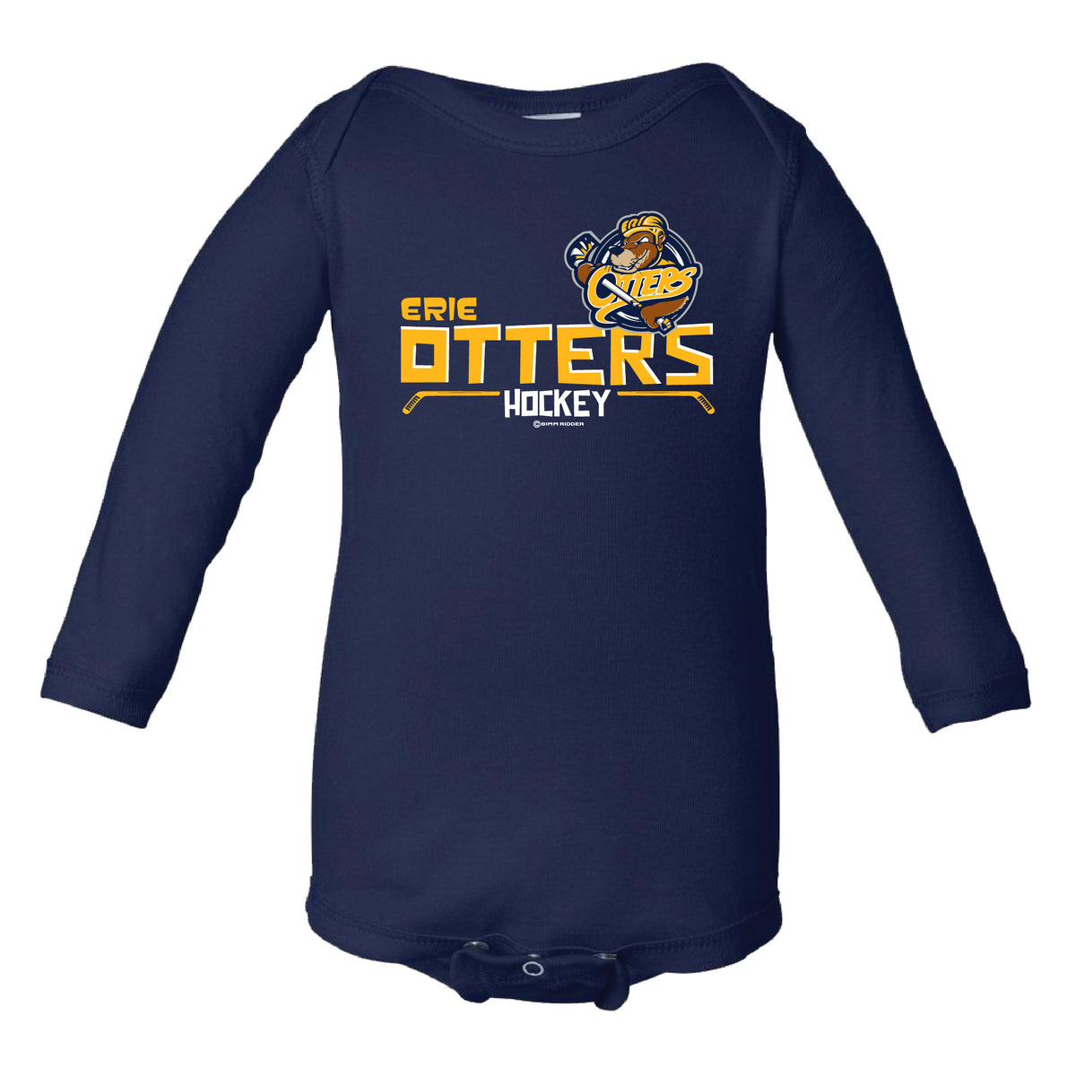 Navy Long Sleeve Onesie – Otters' Den